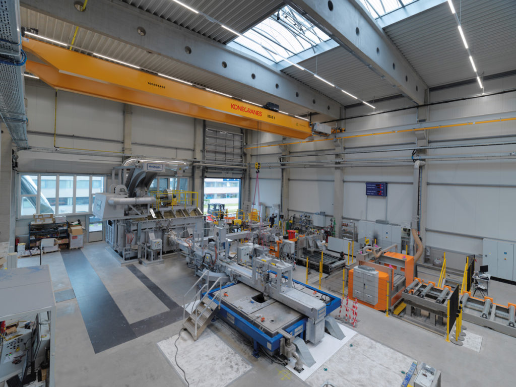 Gautschi Hybrid Vario Mold for ingots - EBNER GROUP